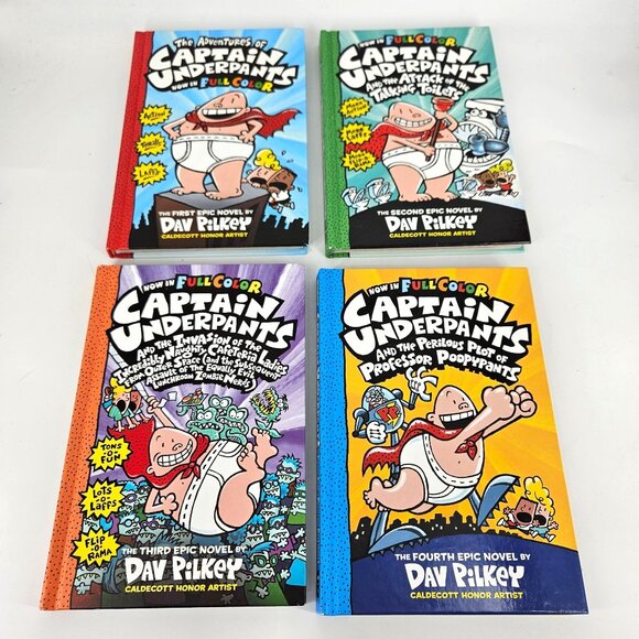 Dav Pilkey | Toys | Captain Underpants Book 4 Dav Pilkey Hardcover ...